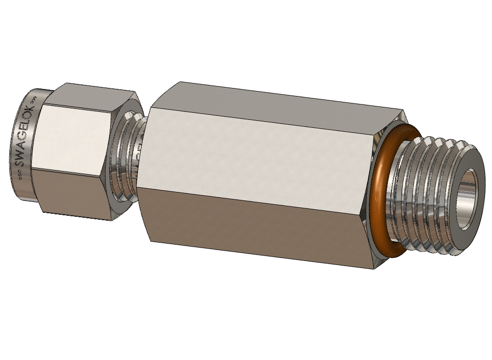 Tube Fitting to Long SAE Male Connector