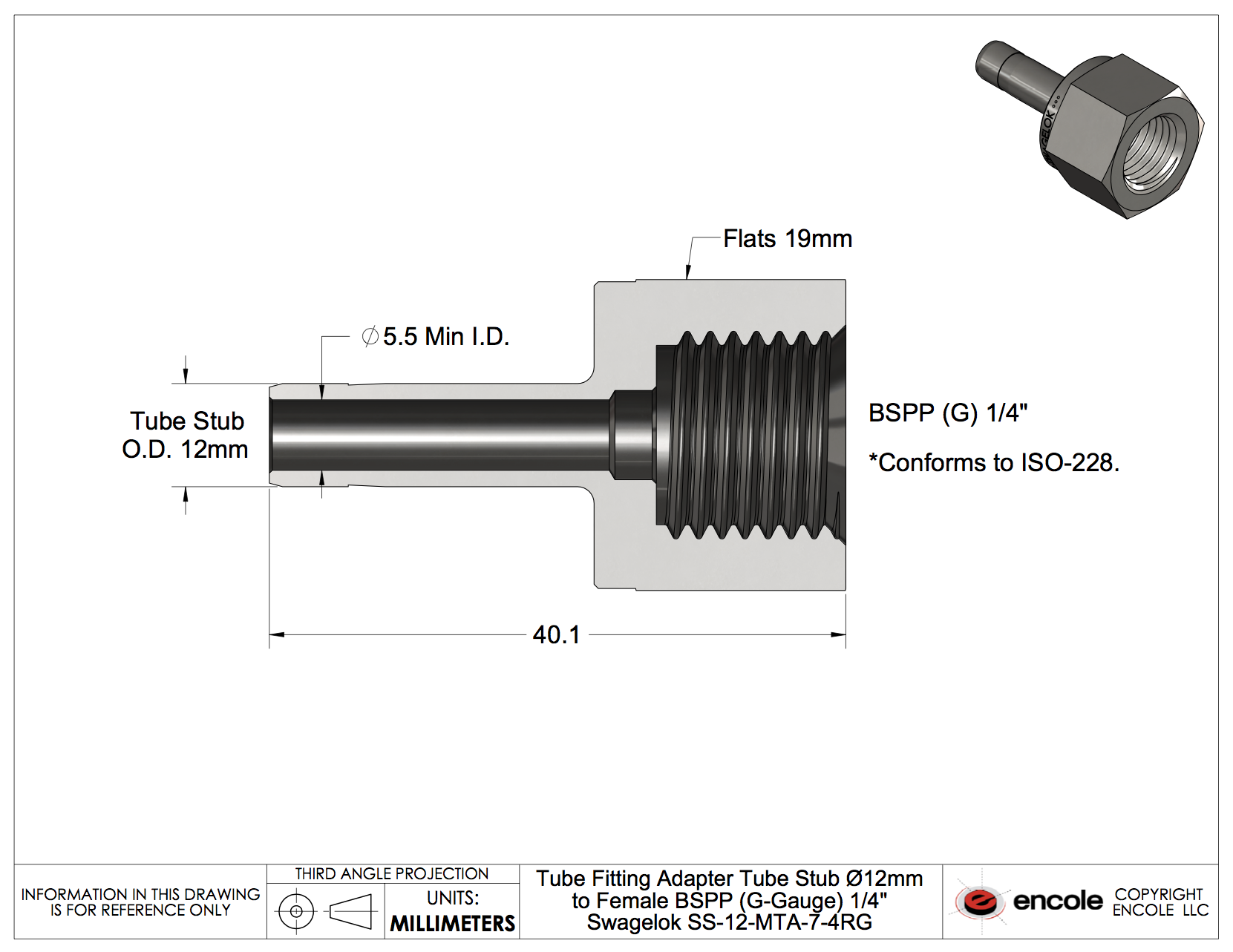 Stainless Steel Swagelok Tube Fitting, Male Tube Adapter,, 56% OFF